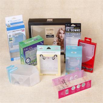 Custom Transparent PVC Cosmetic Plastic Packaging Box For Skincare ...