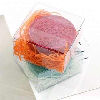 Custom Printed Clear PVC Soap Acetate Box Manufacturers